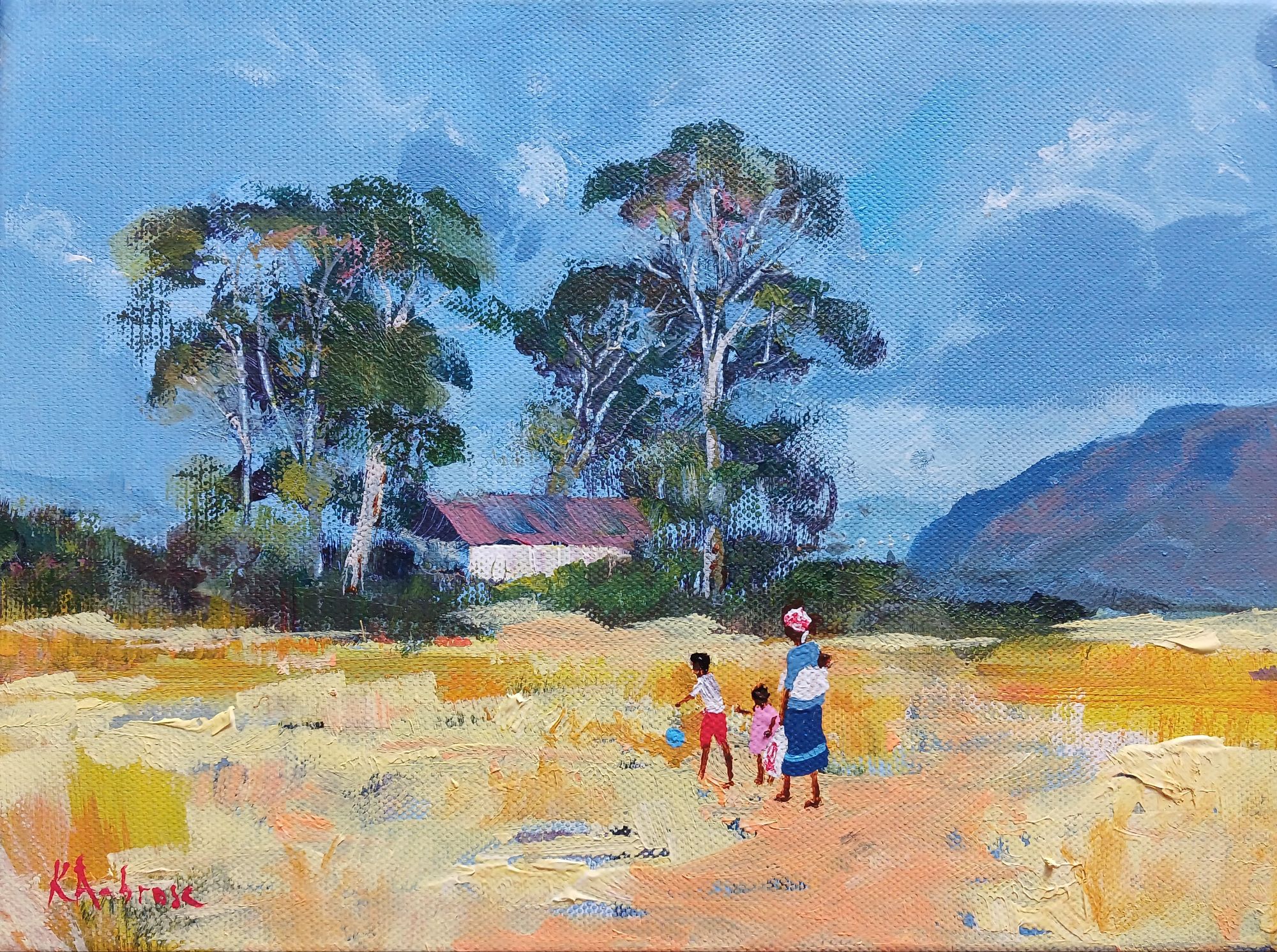 Small paintings to capture the essence – Katharine Ambrose Art